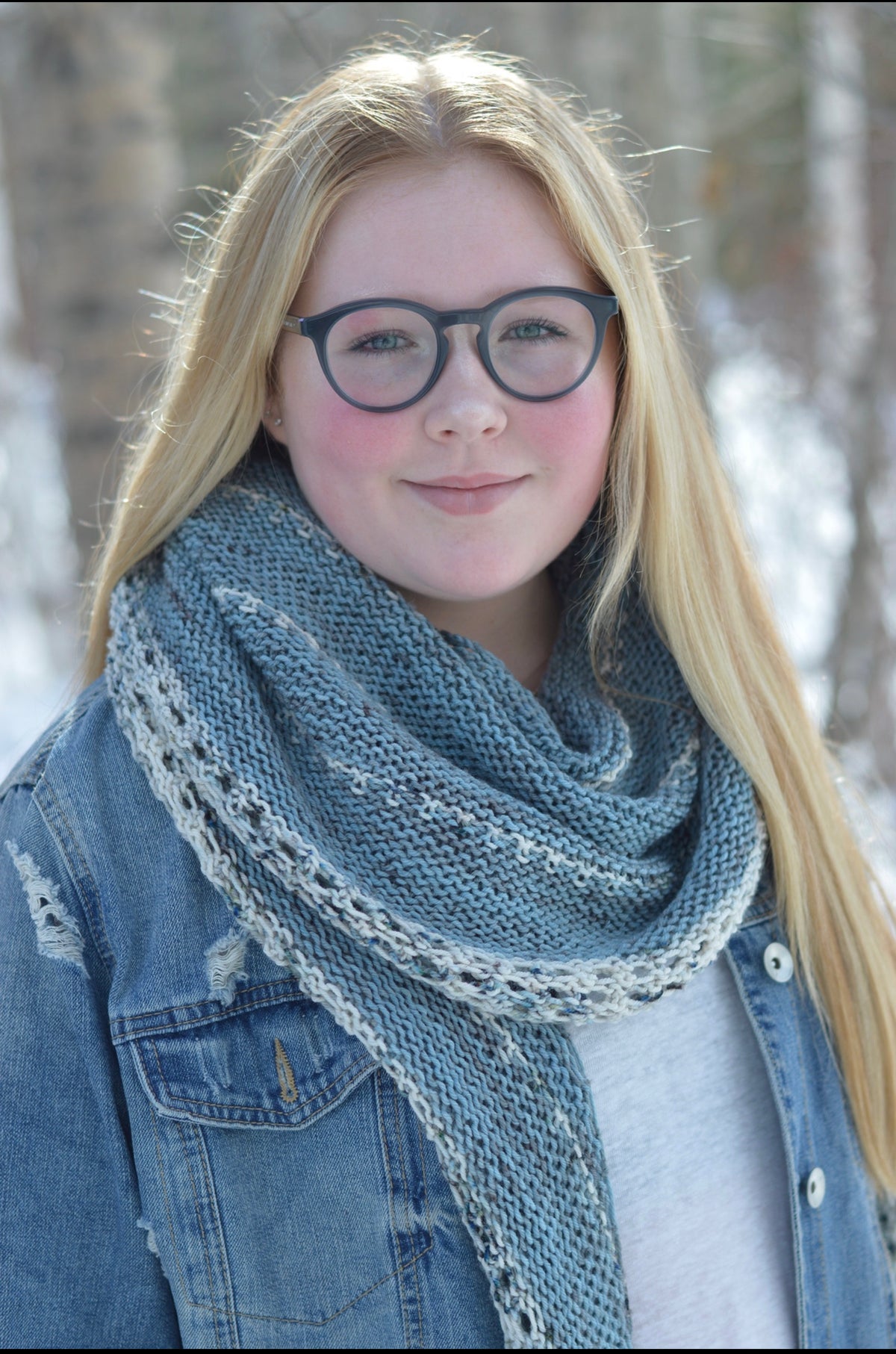 Birch Tree Shawl Pattern – Jodi Brown Designs