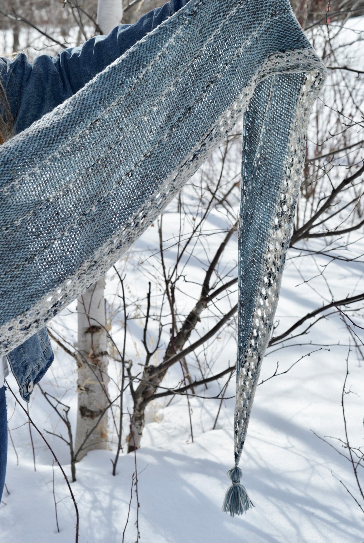 Birch Tree Shawl Pattern – Jodi Brown Designs